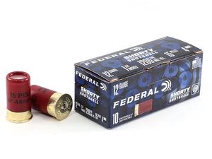 Federal Shorty Shotshell 12GA 1.75" #4 Buckshot 10rd