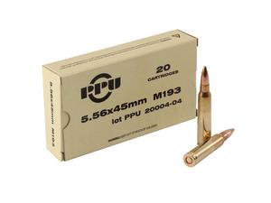 PPU 5.56mm 55gr M193 FMJ BT 20rd