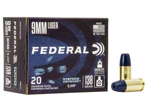 Federal Syntech Defense 9mm 138gr Segmented JHP 50rd