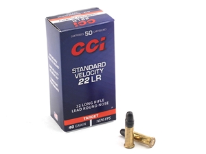 Federal CCI Standard Velocity .22LR 40gr LRN 50rd
