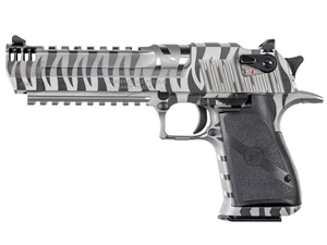 MRI Desert Eagle Mark XIX .50AE 6" IMB 7rd Pistol, White Tiger Stripe