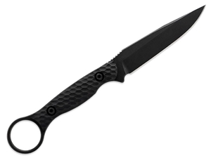 Toor Anaconda 3.75" Fixed Knife, Carbon Black G10