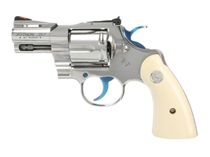 Colt Python .357Mag 2.5" 6rd Revolver, TGW Nitre Blue w/ Holly Grips ...