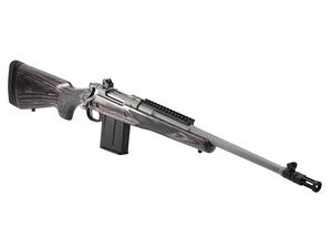 Ruger Scout .308Win 18.7" Rifle, Stainless/Black Laminate