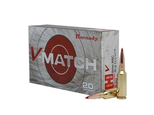 Hornady V‑Match 6mm ARC 80gr ELD‑VT 20rd