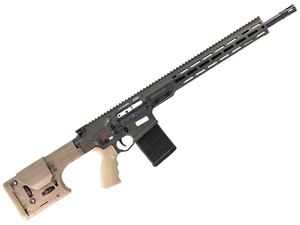 LMT MARS-H MLK MWS .308Win 18" Long Rail DMR Rifle, OD Green/Tan ...
