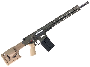 LMT MARS-H MLK MWS .308Win 18" Long Rail DMR Rifle, OD Green/Tan ...
