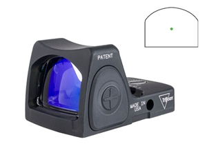 Trijicon RMR Type 2 Adjustable LED Green Dot Sight, 3.25 MOA - Black