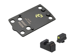 Night Fision Sight & Optic Plate Combo, EPS Carry to Glock Slimline MOS ...
