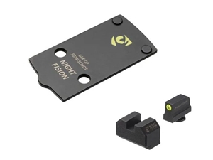 Night Fision Sight & Optic Plate Combo, 507K to Glock Slimline MOS ...