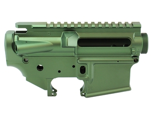 Evolve Weapons Systems E15 Upper/Lower Receiver Set, Green