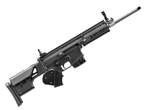 FN SCAR 17S DMR NRCH 6.5CM 16" 10rd Rifle, Black - CA Featureless