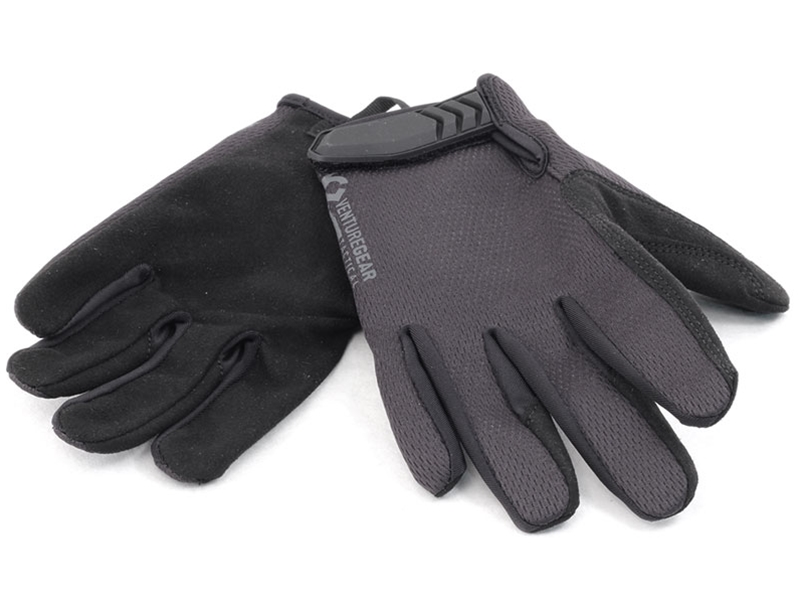 Venture Gear Tactical Medium Duty Adjustable Operator Gloves, Black