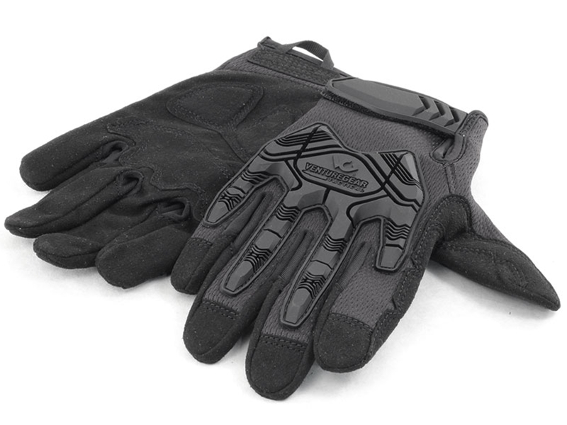 Venture Gear Tactical Heavy Duty Impact Operator Gloves, Black